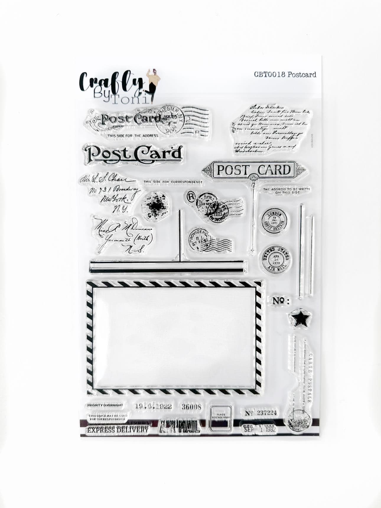 CBT0018-Crafty by Toni A5 Stamp Set