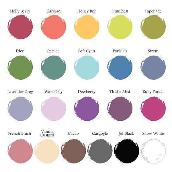 Lavinia Chalk Acrylic Paint 21 Colours Set