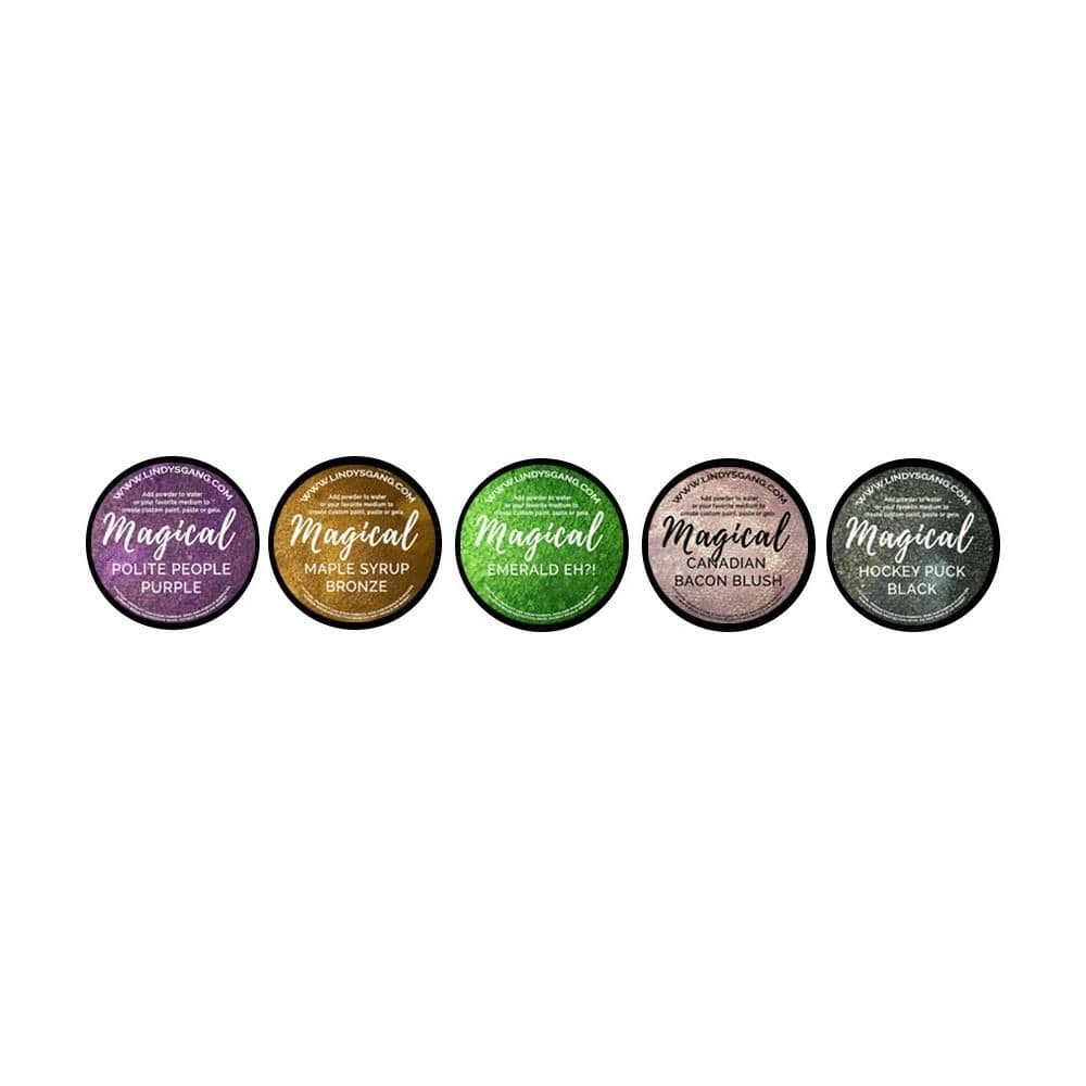 Lindy s Stamp Gang Magicals 25oz 5/Pkg - Northern Lights