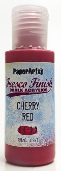 PaperArtsy Chalk Paint Fresco Finish - Cherry Red