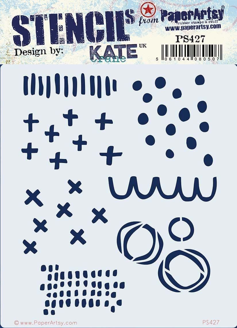 PaperArtsy - Kate Crane PA Stencil 427
