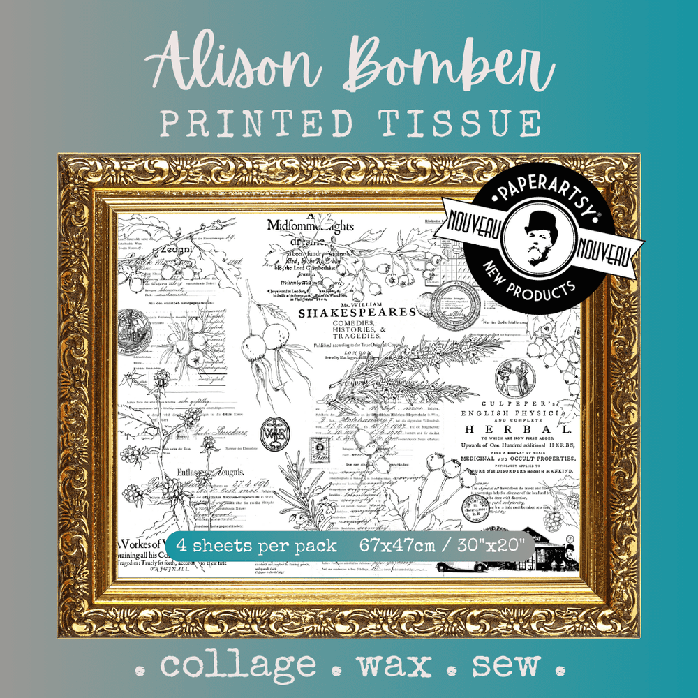 PaperArtsy - Printed Tissue - Alison Bomber