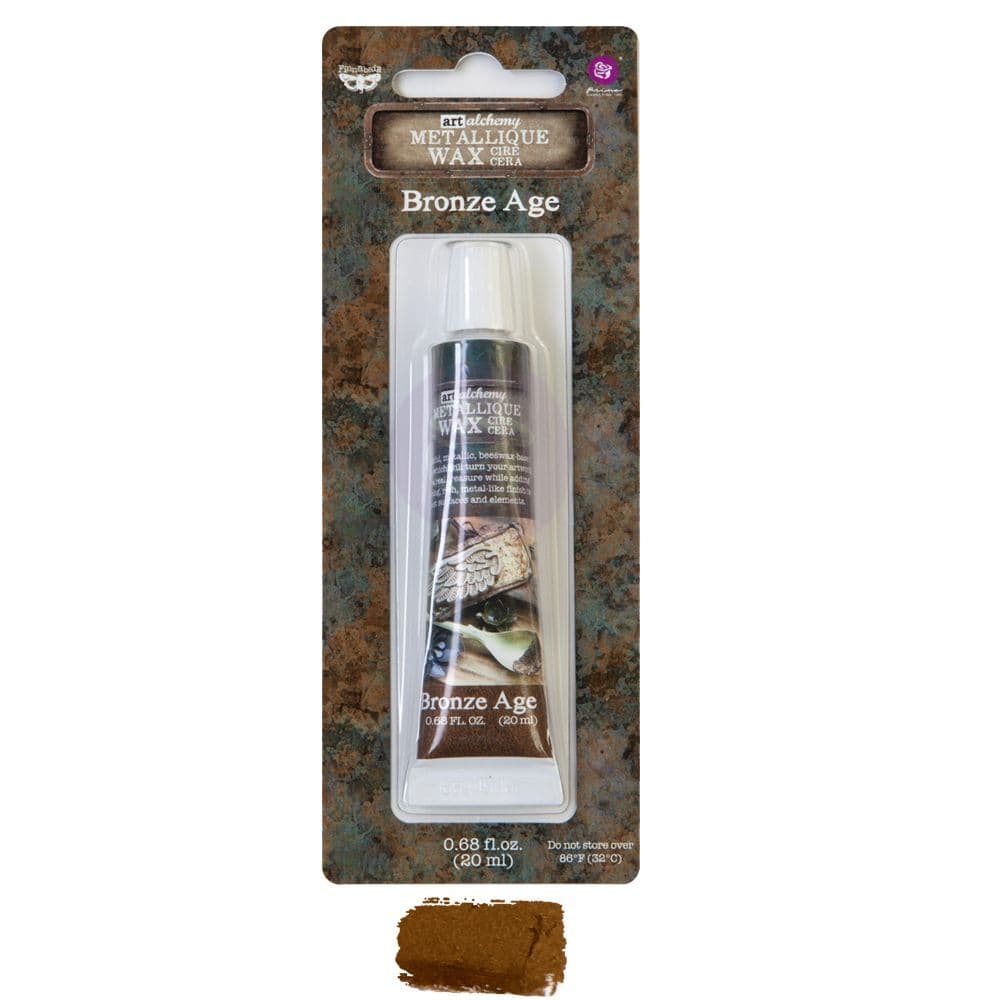 Prima Finnabair Art Alchemy Metallique Wax - Bronze Age 68oz 20ml