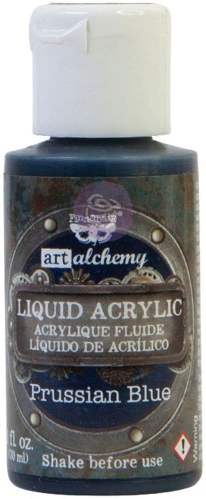 Prima Marketing Art Alchemy - Liquid Acrylic Paint - Prussian Blue
