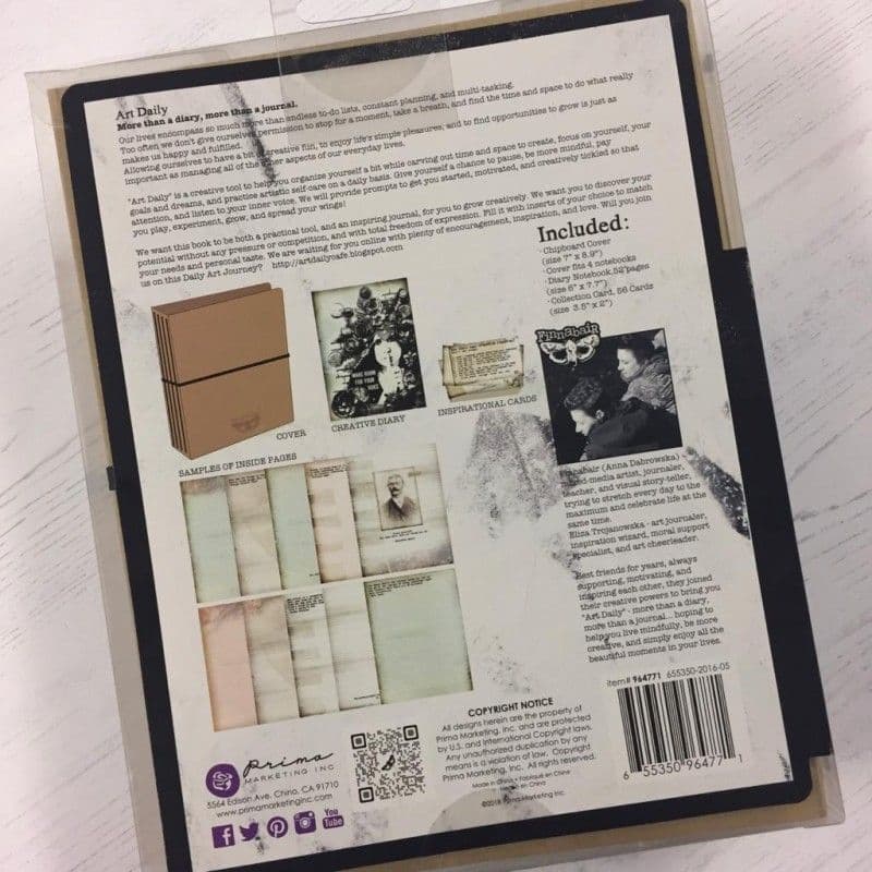 Prima Marketing - Art Daily - Planner Chipboard Album Cover