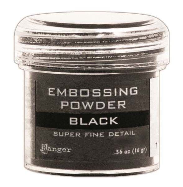 Ranger Embossing Powder - Super Fine Detail Black