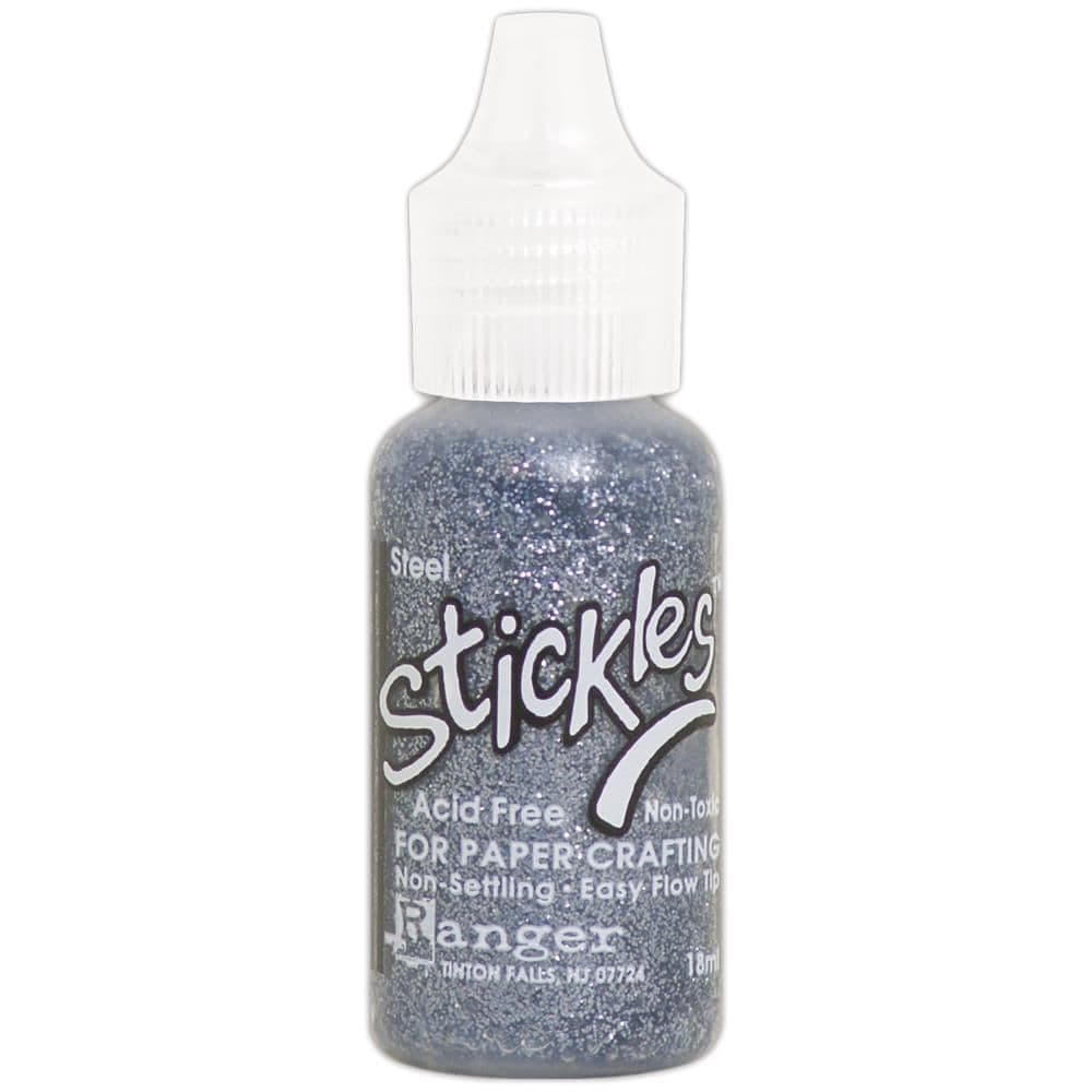 Ranger Stickles Glitter Glue 0 5fl oz - Steel