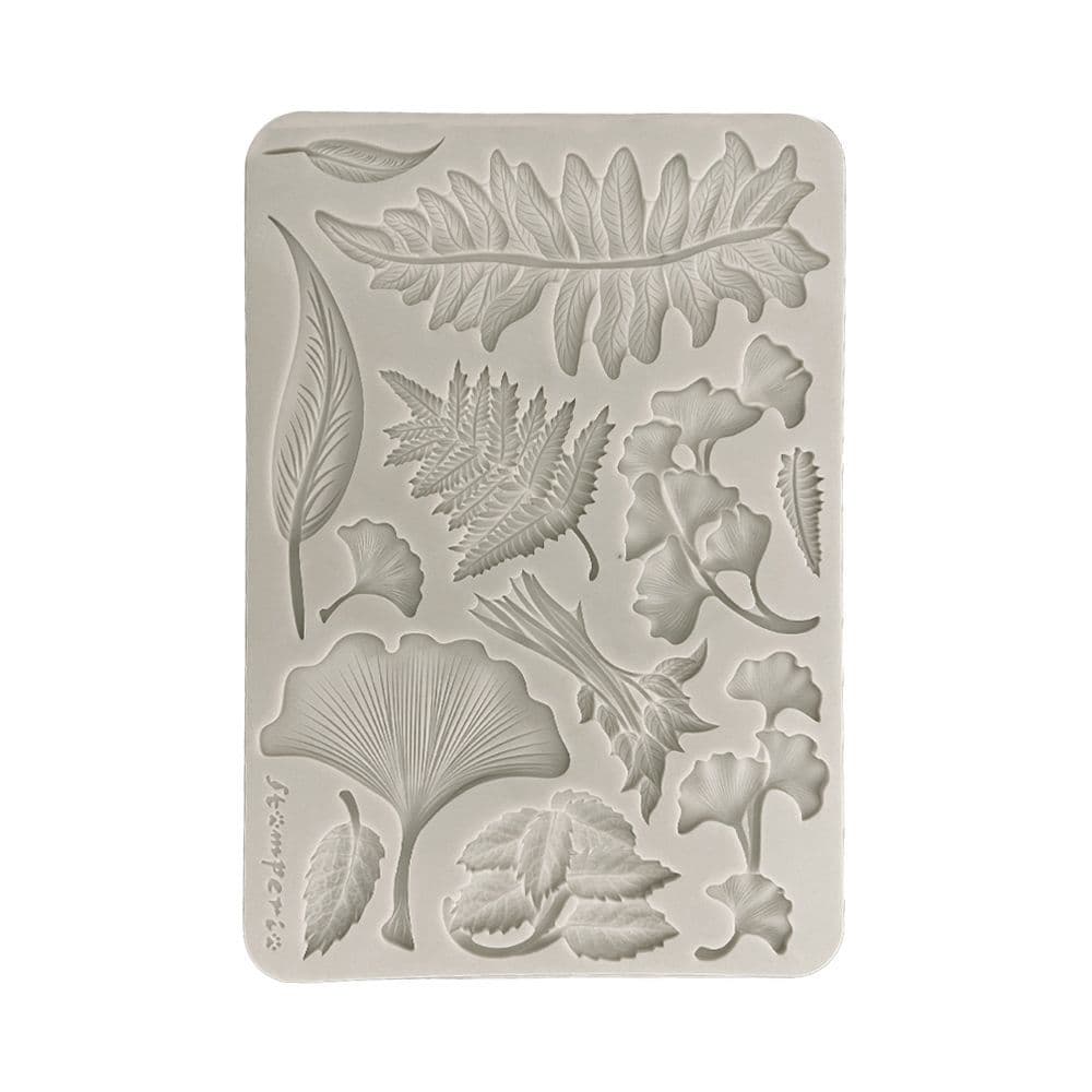 Stamperia - Herbarium Silvae - A5 Silicon mould - Botanical Leaf Collection