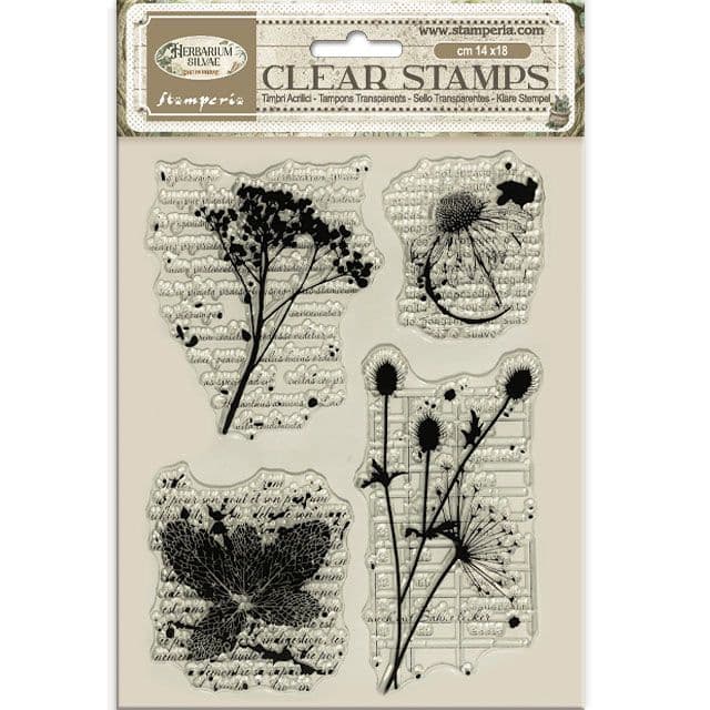 Stamperia - Herbarium Silvae - Botanic Stamp Set