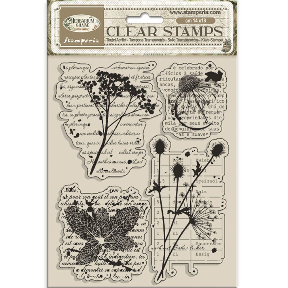 Stamperia - Herbarium Silvae - Botanic Stamp Set