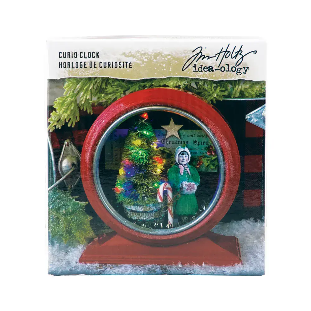 TH94282 Tim Holtz Idea-ology - Curio Clock Christmas