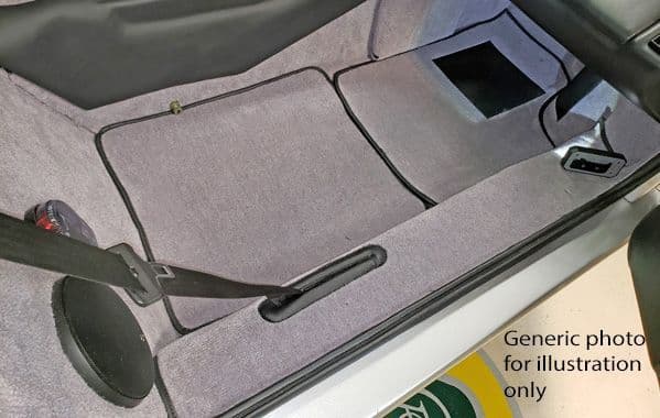 Ford Anglia E494A 1948 to 1953 Carpet Set - Kensington Luxury Wool Range