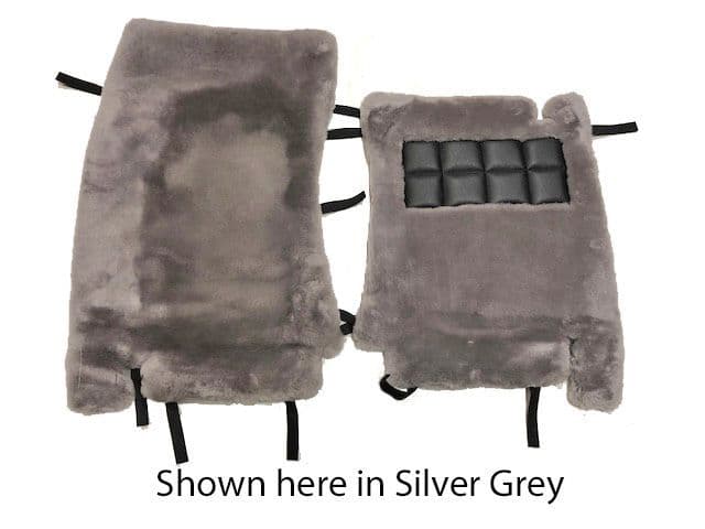 Front Pair Sheepskin Over Rugs - Bentley Turbo R SWB From 1987 To 1997