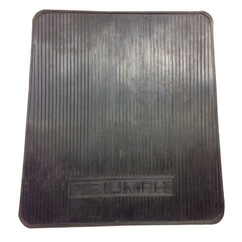 Triumph logo heel mat - large