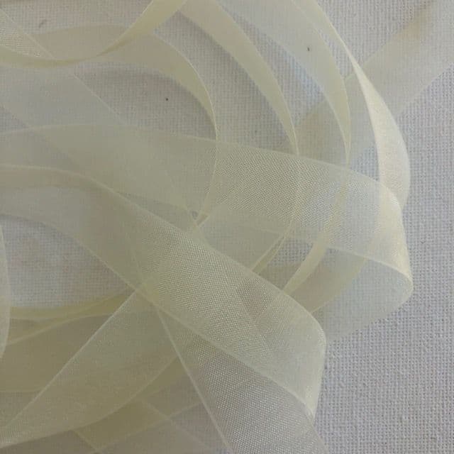 Ivory Organza Chiffon Ribbon