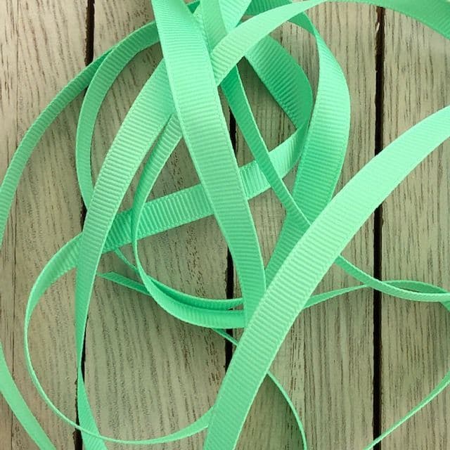 Mint Green Grosgrain Ribbon