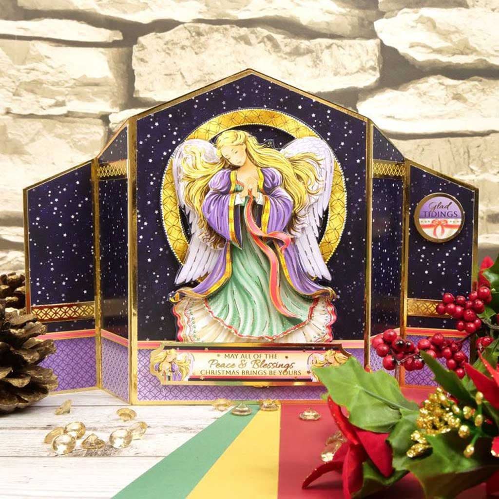 Peace & Blessings Angel Die Cut 3d Decoupage Deco-Large Set