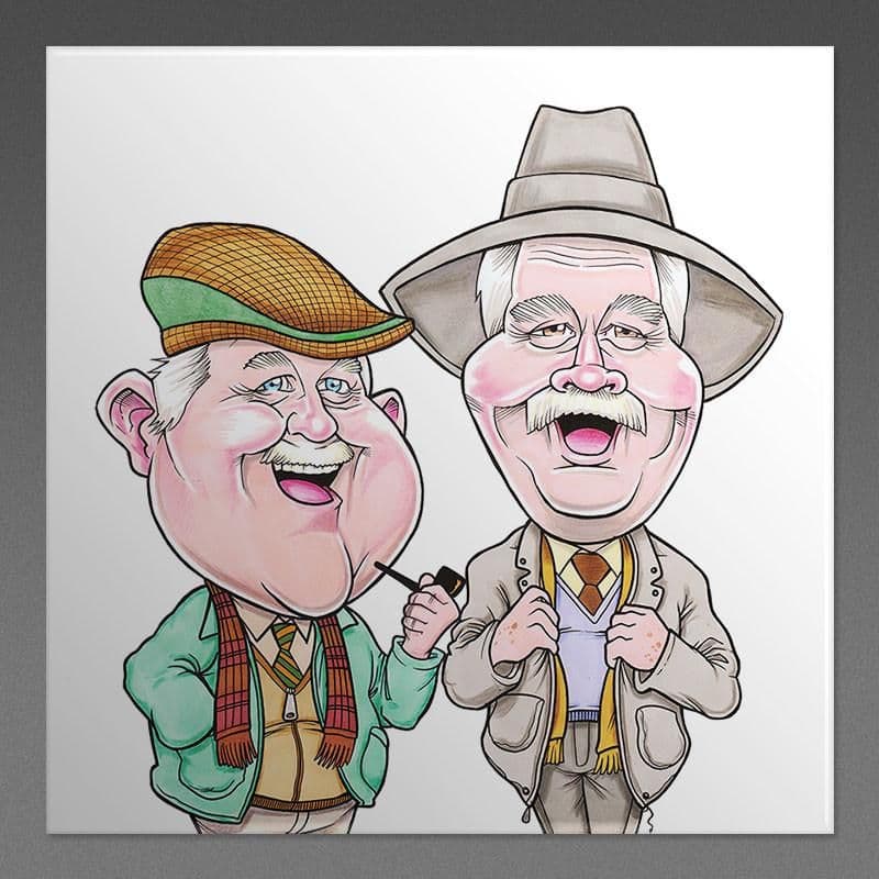 Auld Pals - Fridge Magnet