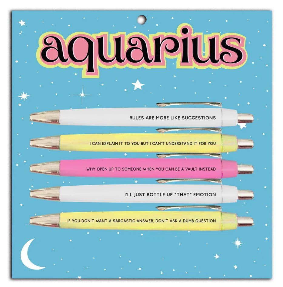 Fun Club - Pen Set - Aquarius