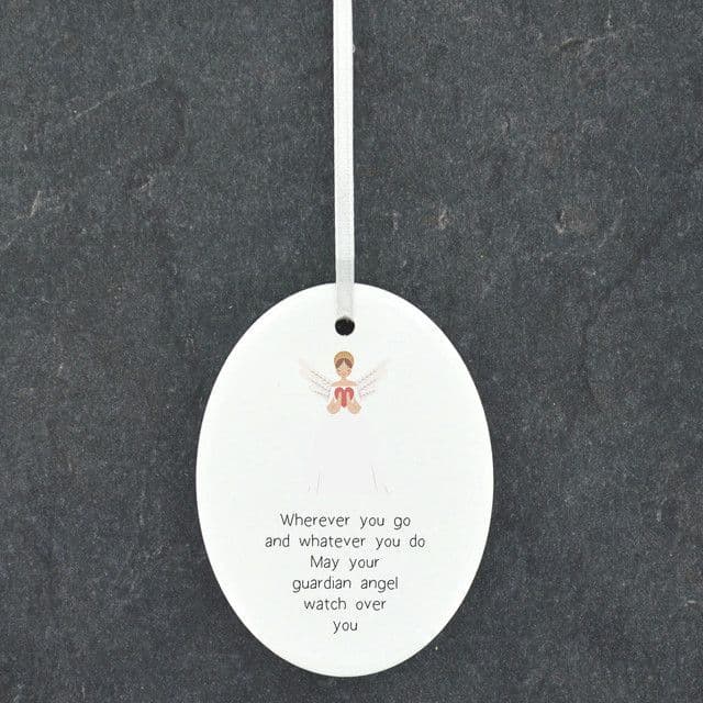 Hanging Oval - Wherever You Go Angel