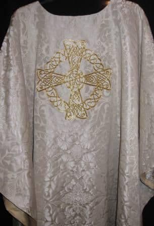 Ornate Celtic Cross Chasuble