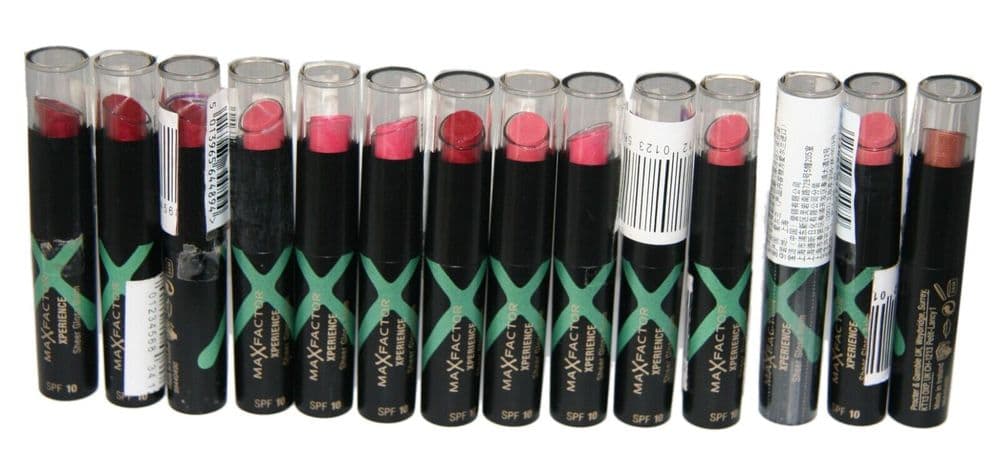 14 x Max Factor Xperience Sheer Lip Balm Mixed Shades