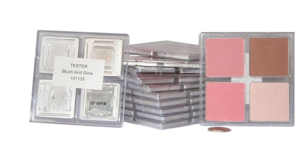 24 x Collection Cosmetic Palettes Blush & Glow Sample Palettes