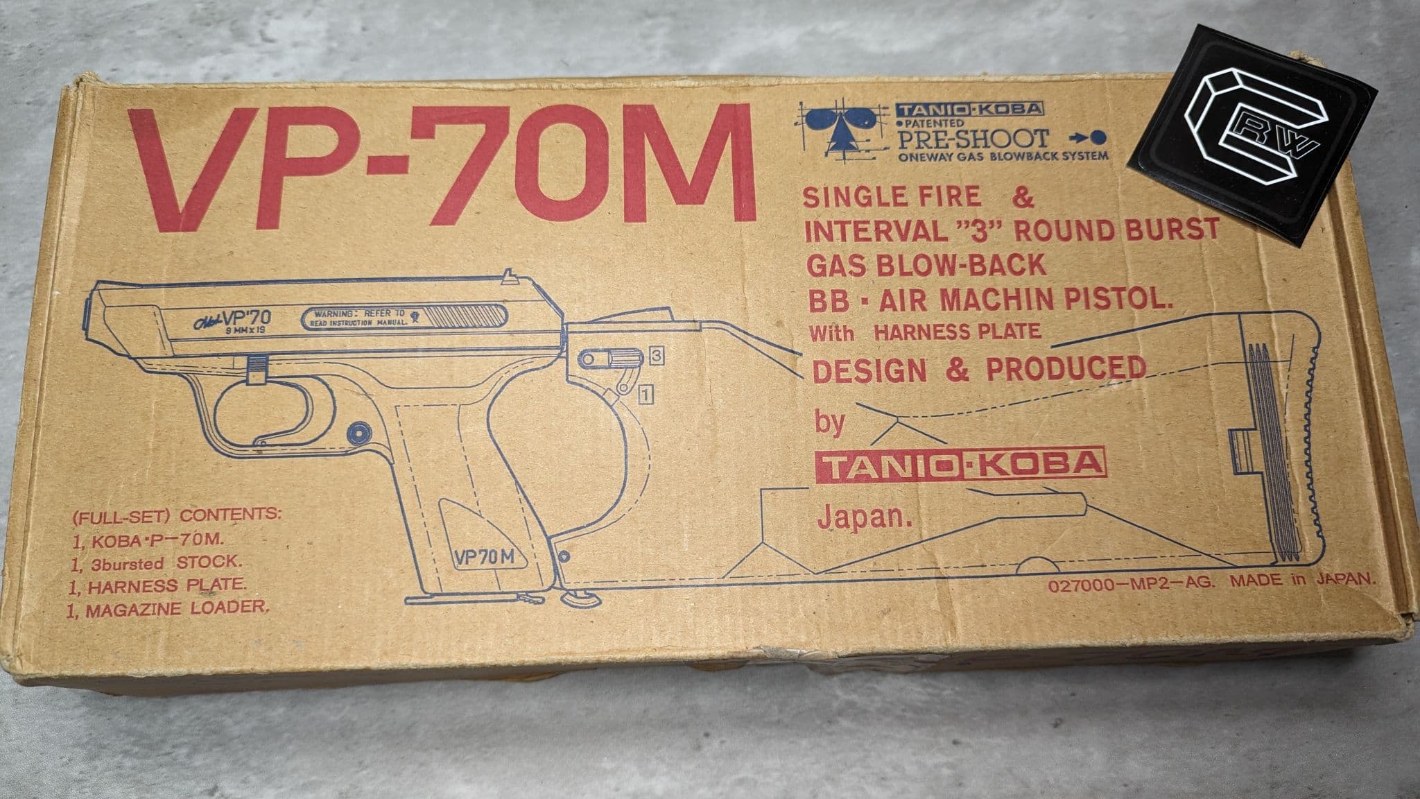 2nd hand Good condition VP70 VP70M Tanio Koba GBB RE2 Leon s pistol