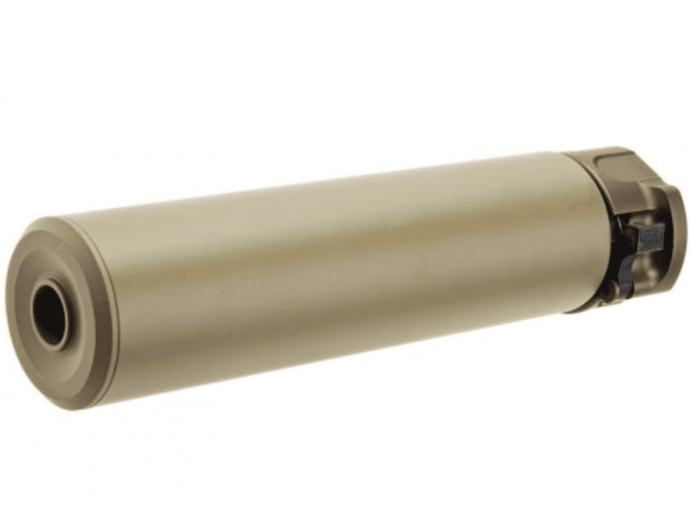5KU SOCOM556 RC Silencer -14mm CCW Flashider Tan 215-T-2