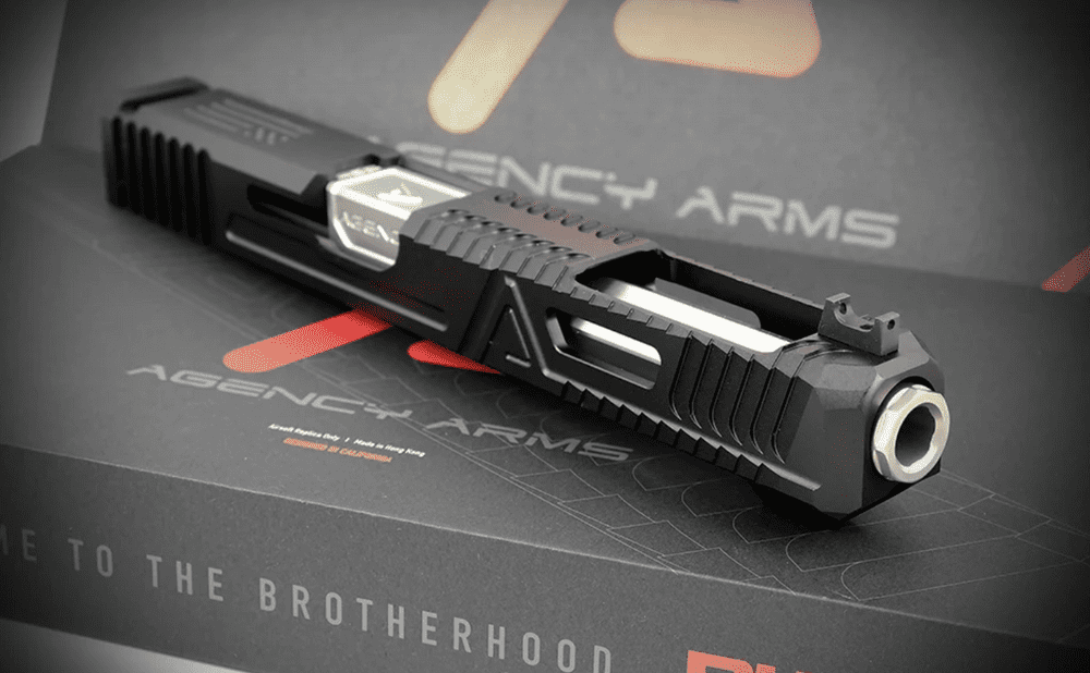 Agency Arms Bonesaw 34 Slide Set For Tokyo Marui G17 GBB Series
