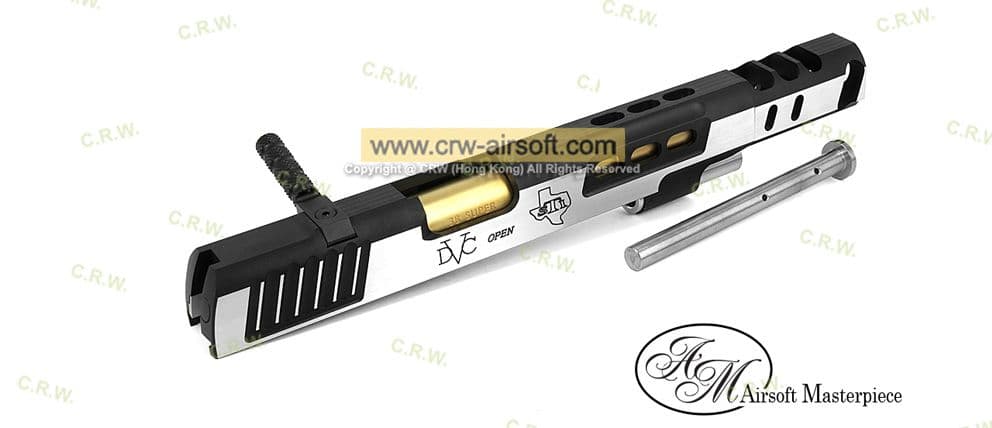 Airsoft Masterpiece 2 tone STI DVC Open Slide for Hi-CAPA