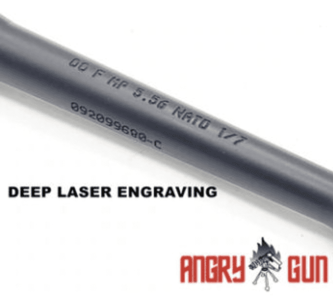 Angry gun 10 3 Inch Aluminium Outer Barrel Set for MK14 / MK16 Rail ...