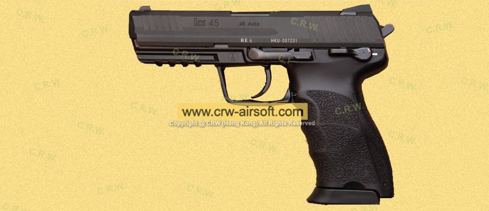 Detonator CNC Aluminum HK45 Slide Set for Marui HK45 GBB & x28;Black& x29;