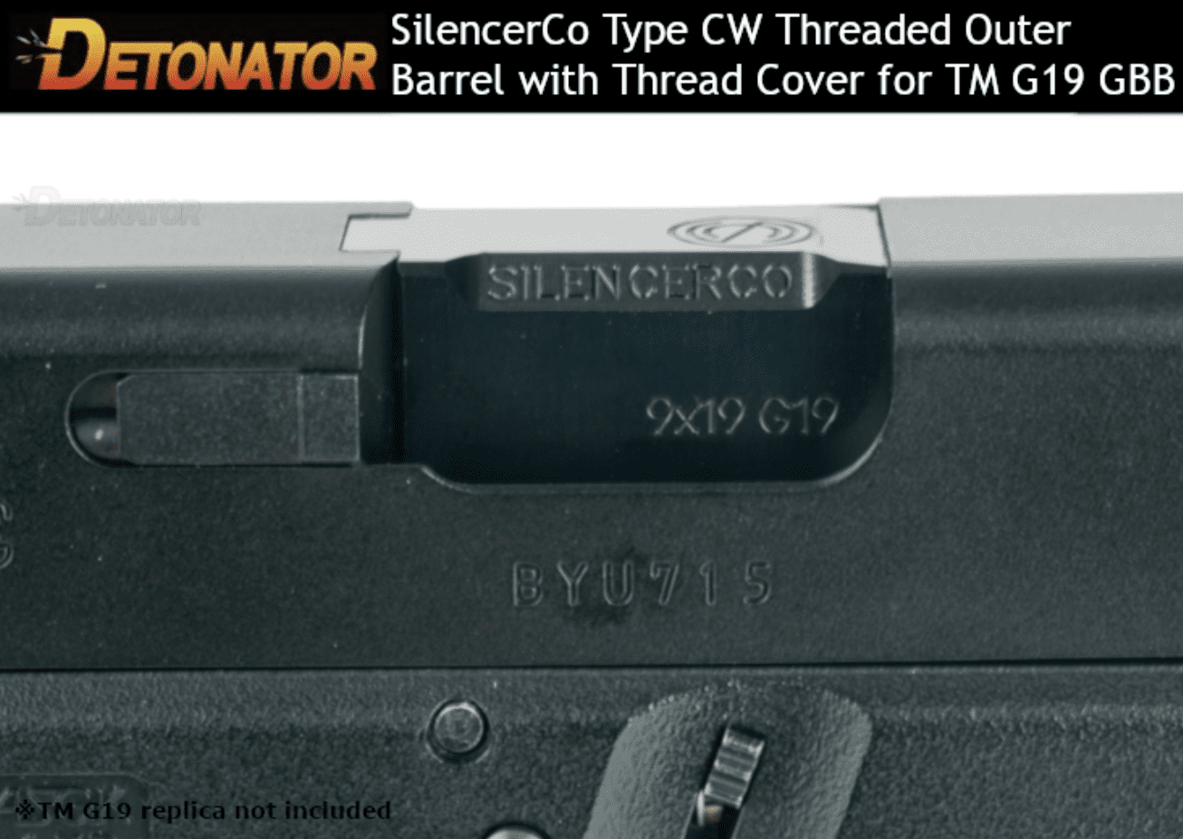DETONATOR - SilencerCo Type CW Threaded Aluminum Outer Barrel with ...