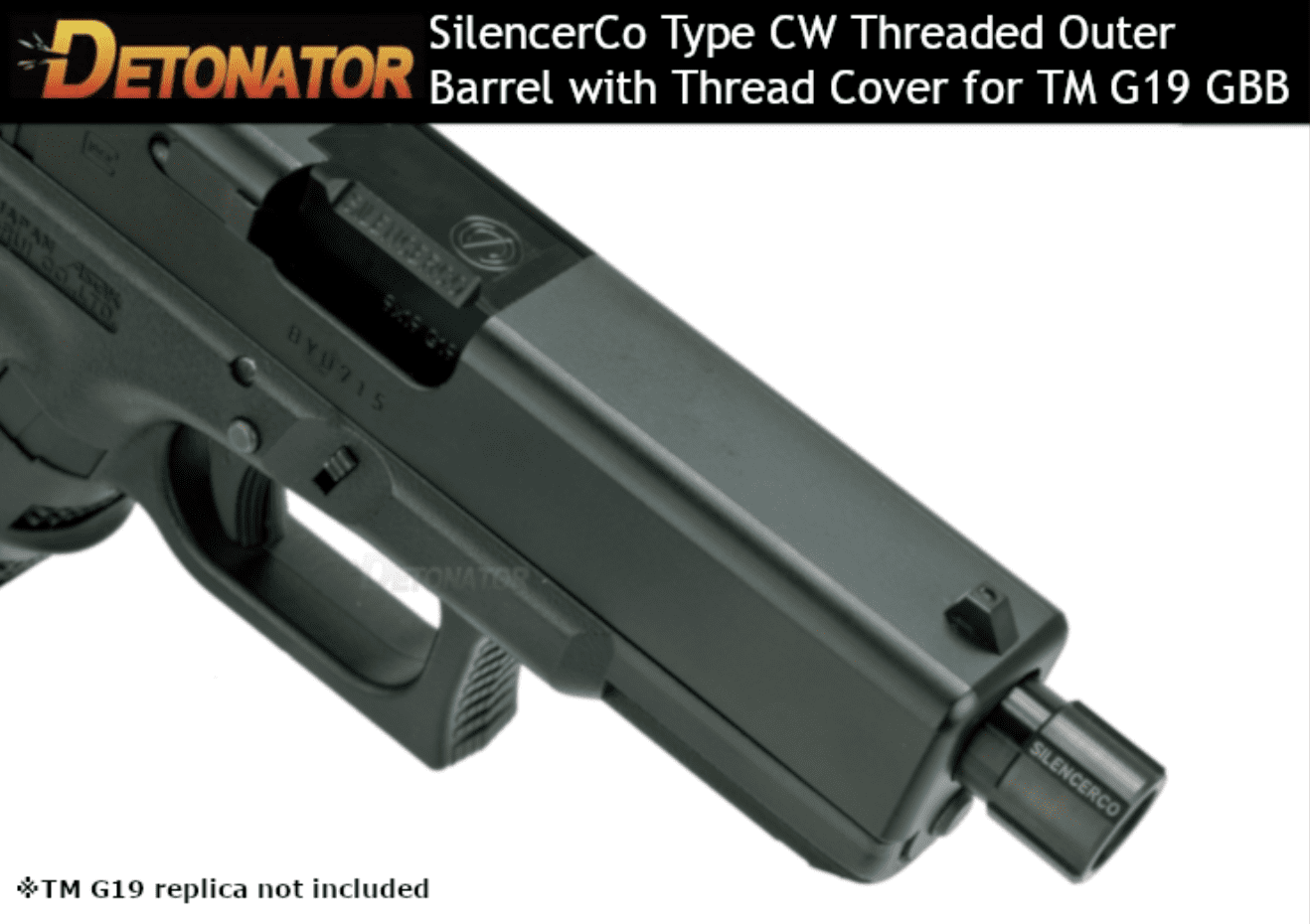 DETONATOR - SilencerCo Type CW Threaded Aluminum Outer Barrel with ...