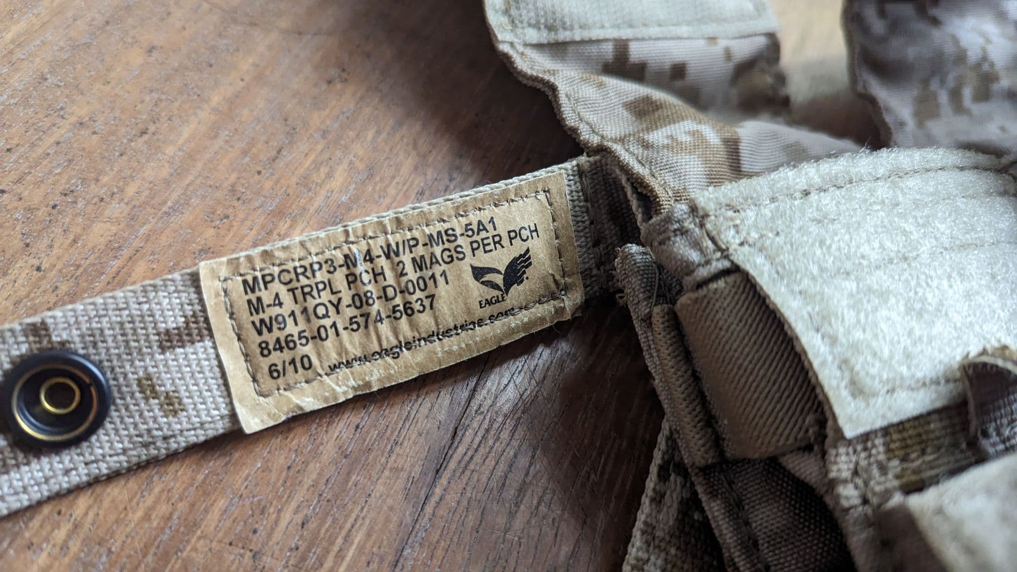 EAGLE INDUSTRIES SOFLCS TRIPLE M4 MAGAZINE POUCH MARITIME - AOR1