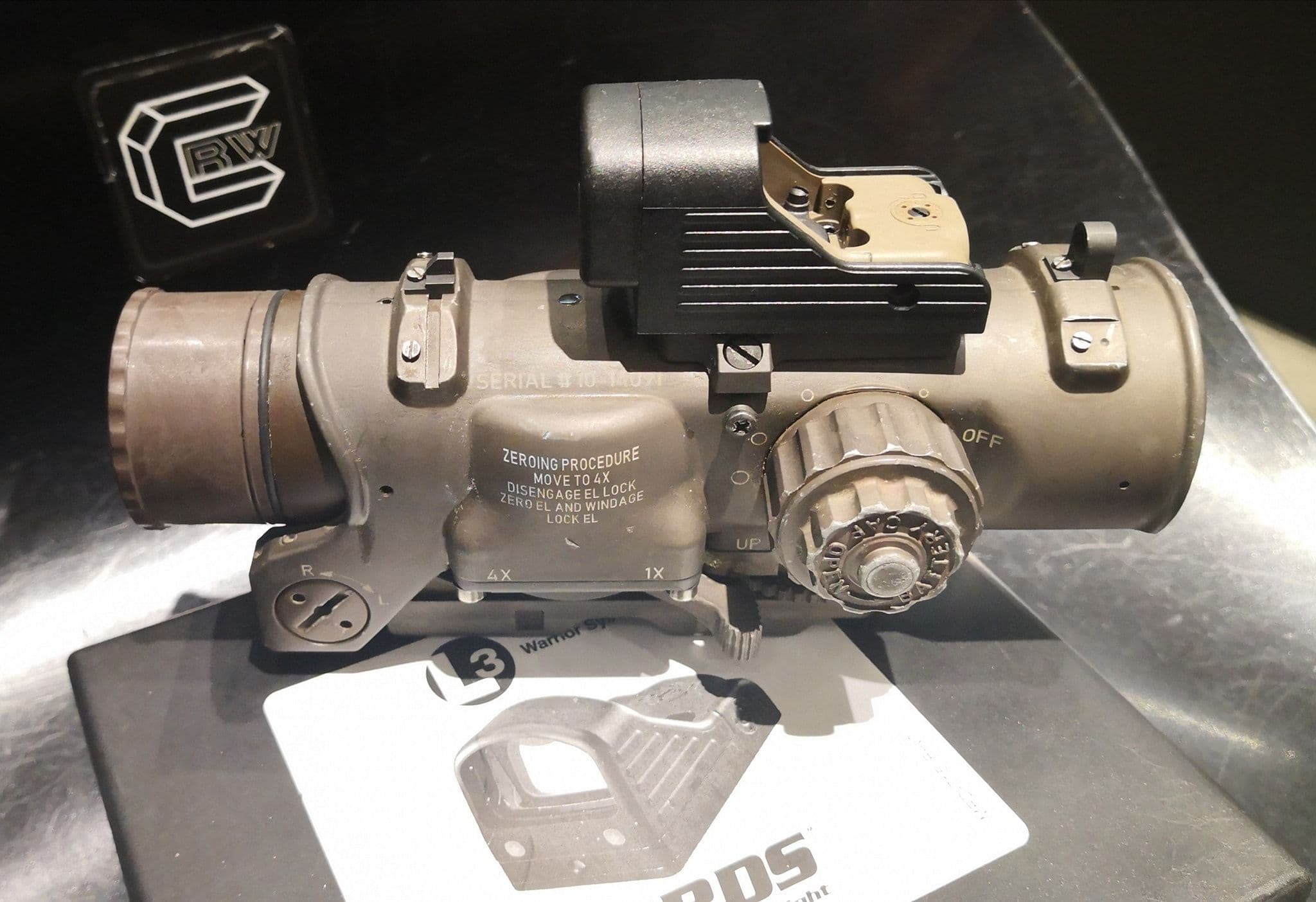 ELCAN SpecterDR 1x/4x Scope with new condition Insight MRDS 2nd hand