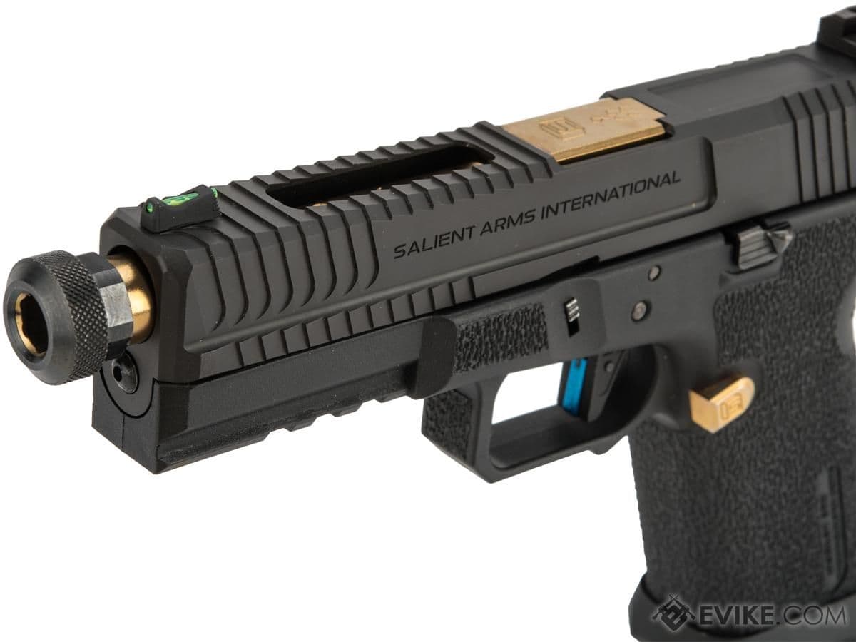 EMG SAI BLU Upgrade Steel Slide w/ Gold Barrel Kit for EMG BLU GBB Pistol BK Model 1