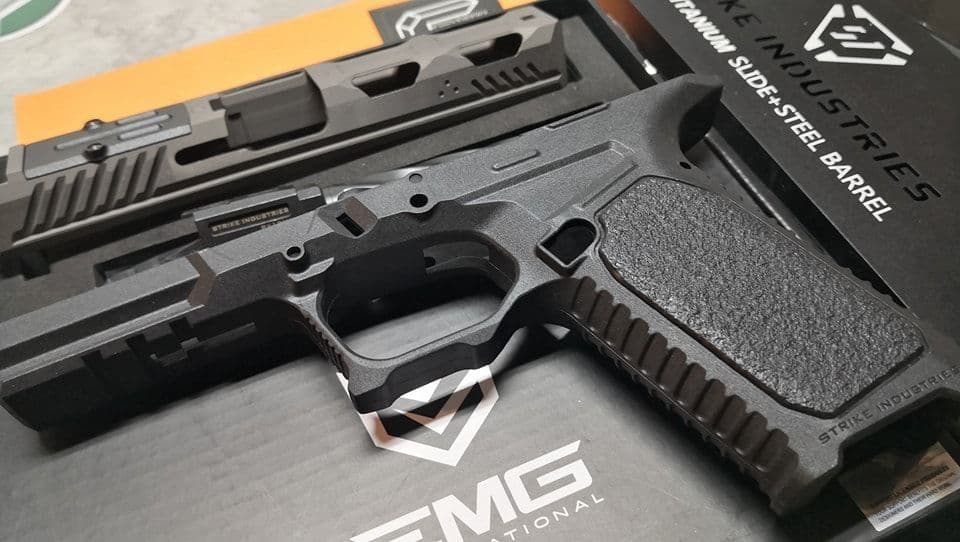 EMG Strike Industries ARK Titanium Slide Steel Barrel Polymer 80 frame ...