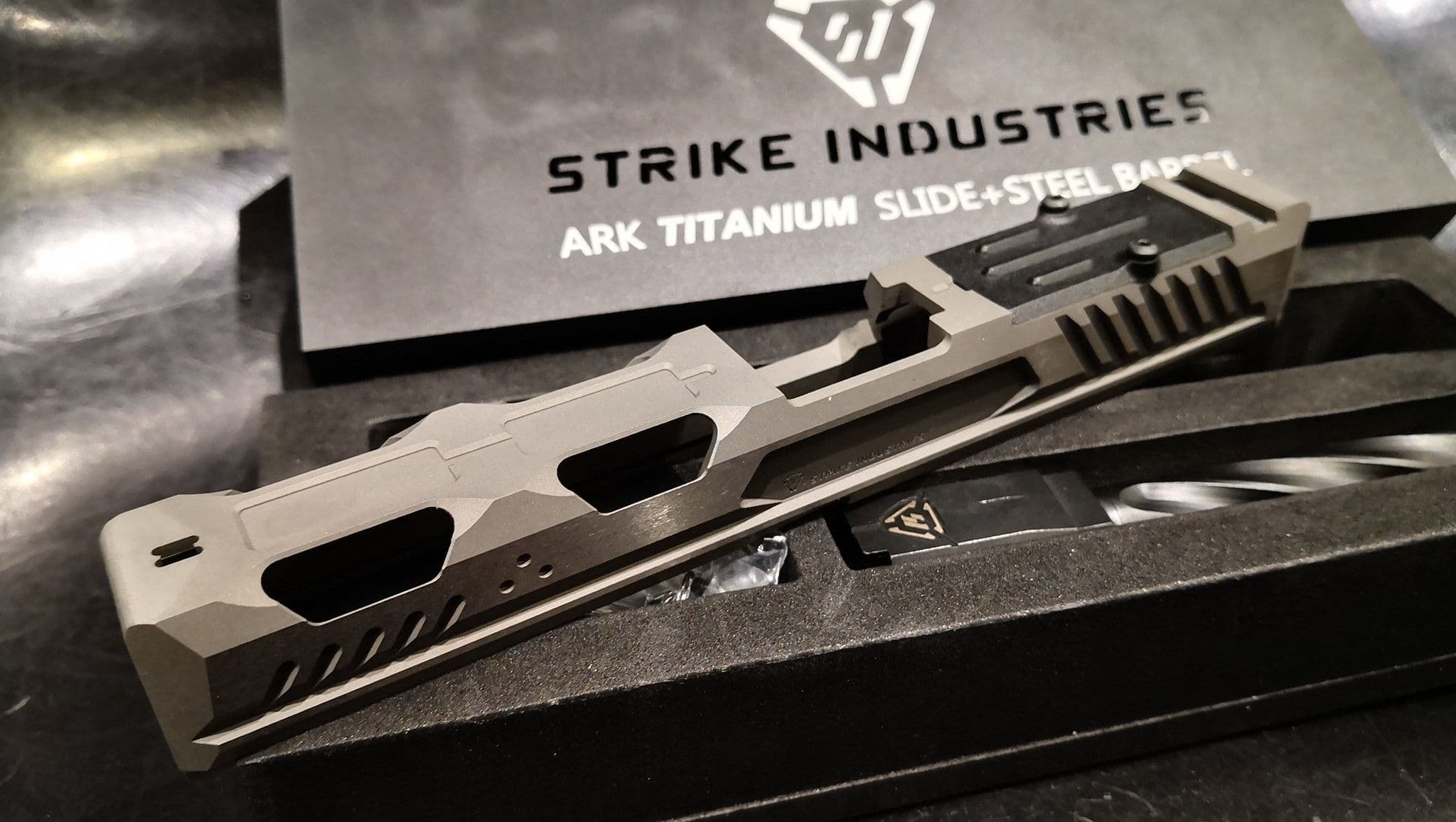 EMG Strike Industries ARK Titanium Slide Steel Barrel Polymer 80 frame ...