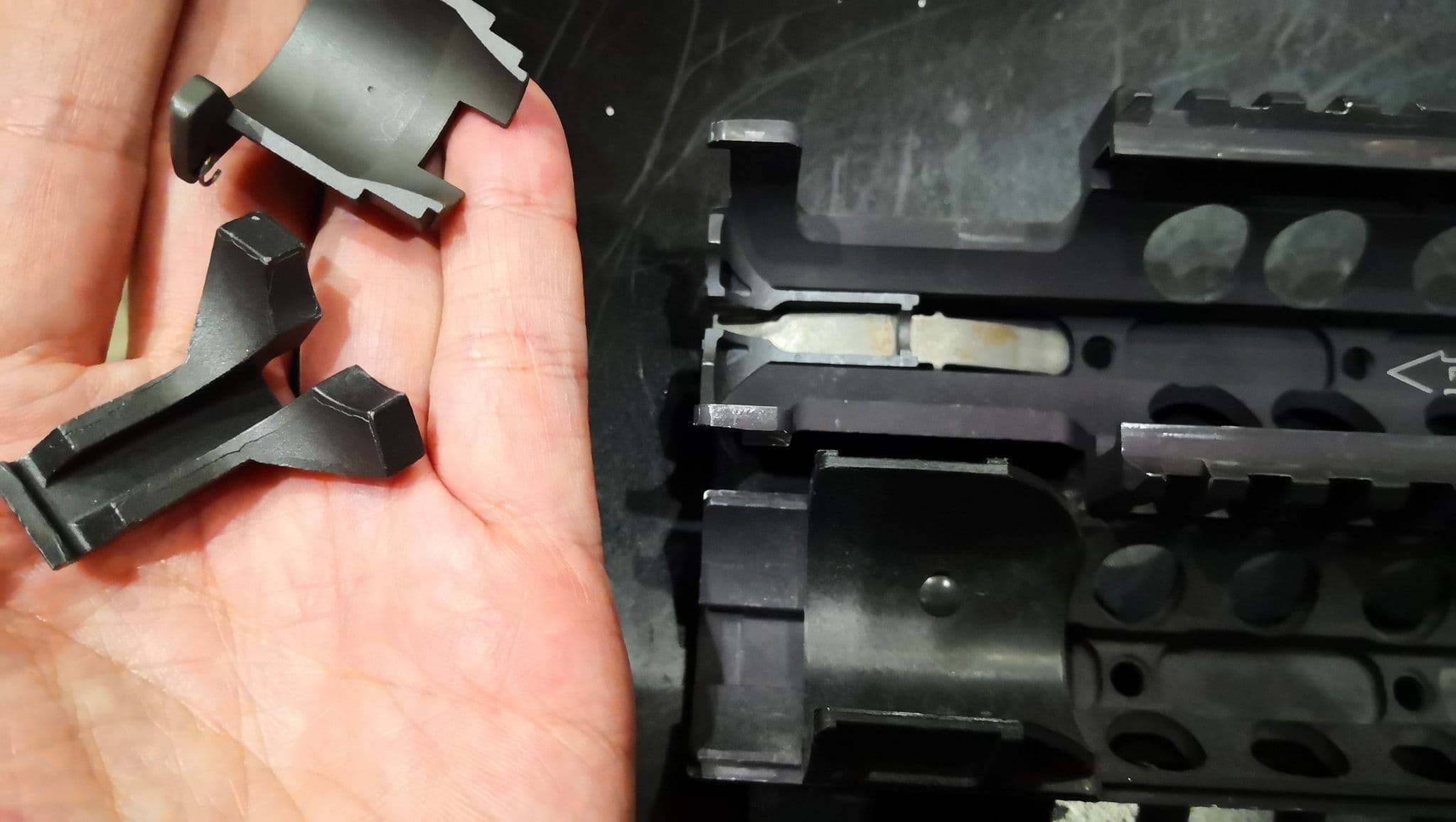 KAC M5 rail with 3 panels