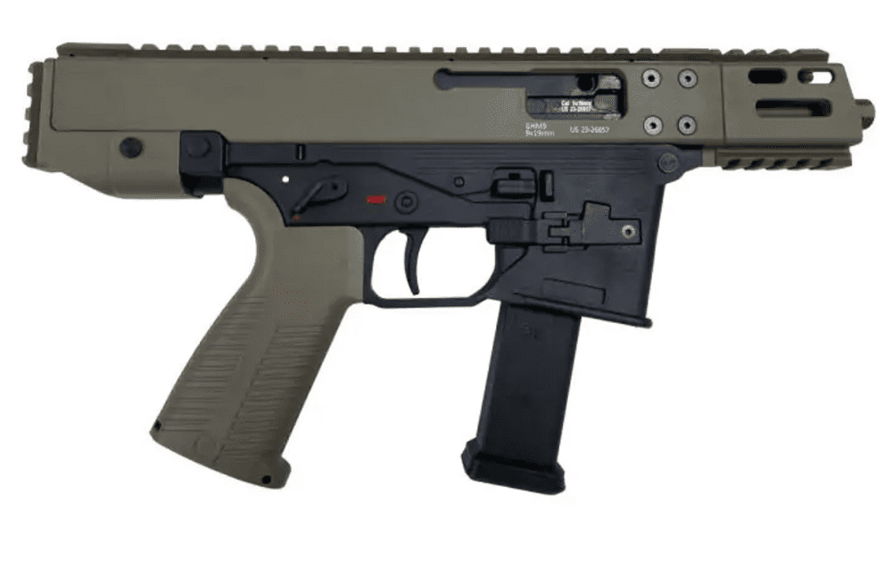 LAMBDA DEFENCE B&T LICENSED GHM9-G GBBR SMG - BLACK & TAN