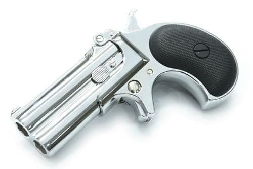 MAXTACT DERRINGER FULL METAL GAS GUN SILVER