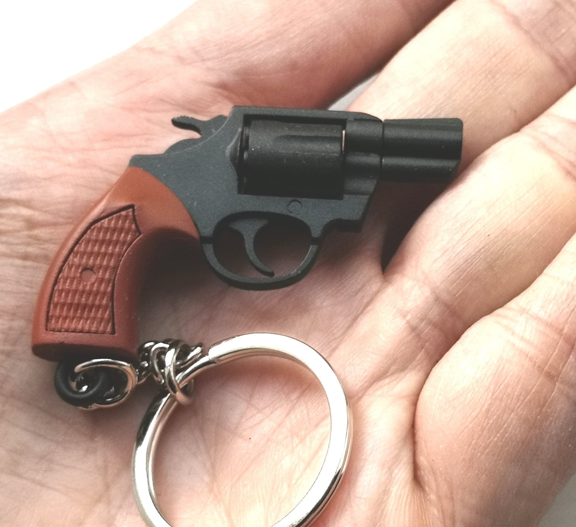 Miniature Keychain DS wood colour grip Model 022 Free shipping