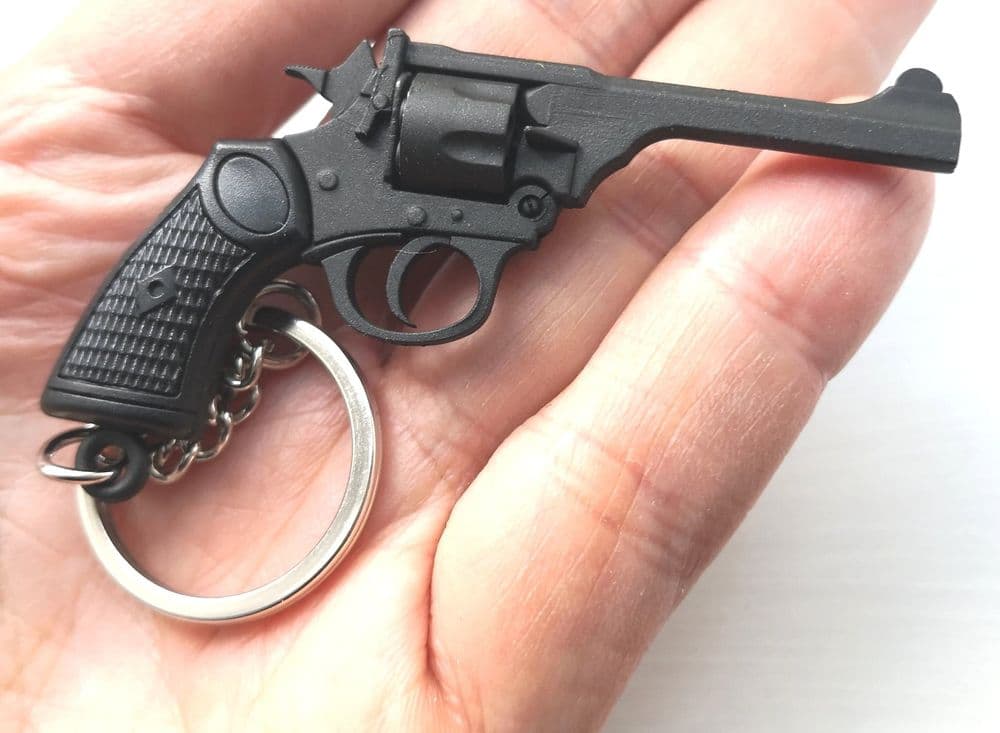 Miniature Keychain WEBLEY Long barrel Model 042 Free shipping