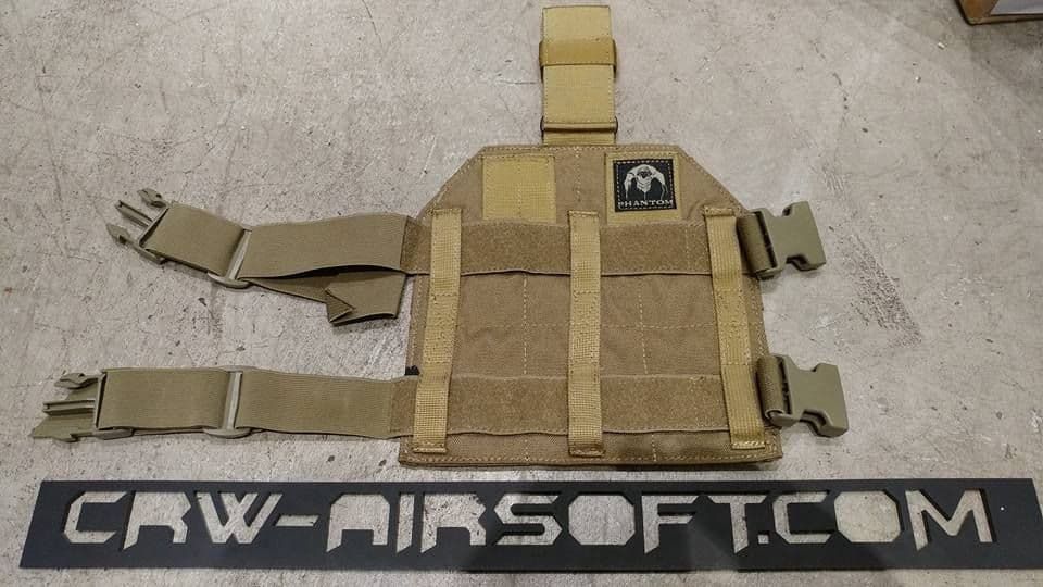 molle leg panel tan