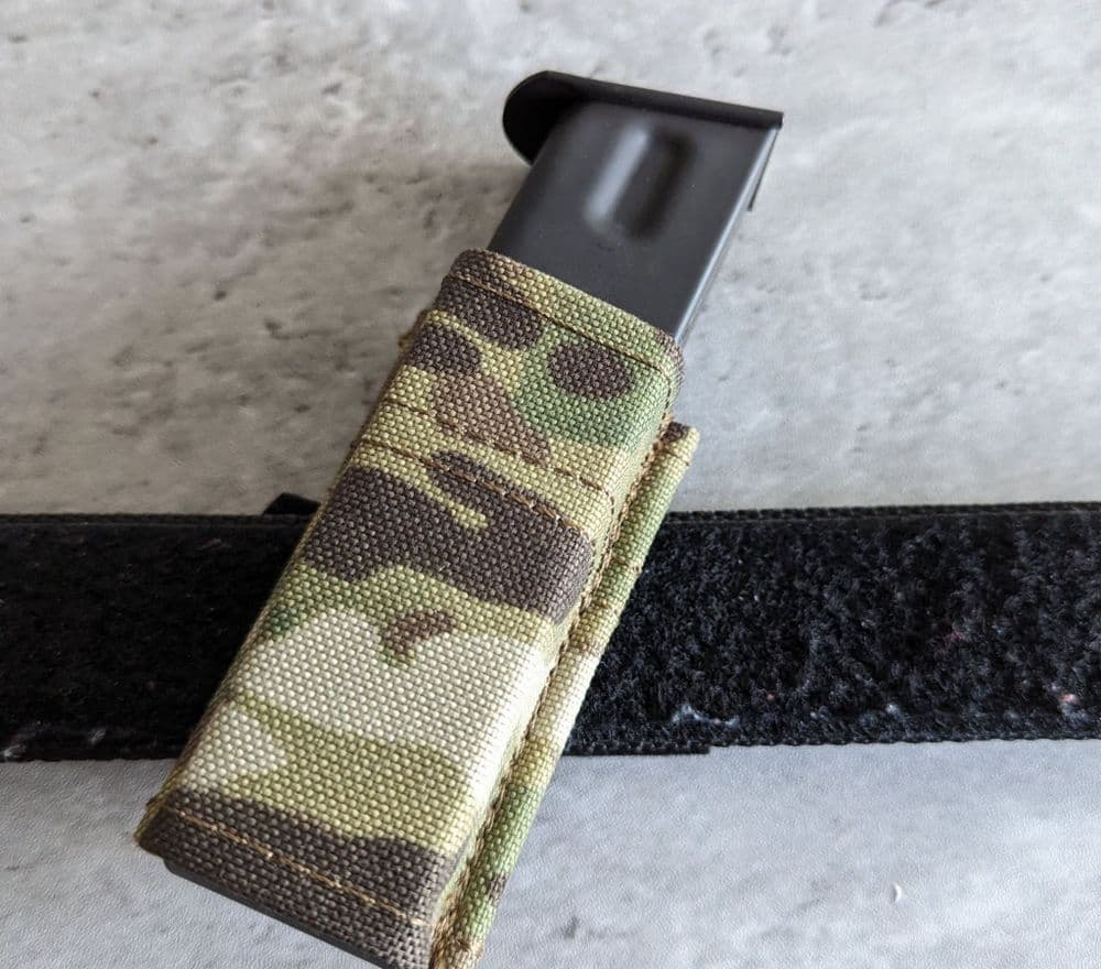 Multicam KYWI Angled Single Pistol Magazine Pouch 9mm/ 40 Cal/ 45 ACP MAG