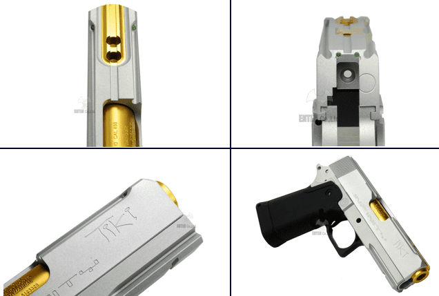 NOVA 3 9inch Infinity TIKI Hybrid Barrel Kit for Marui Hi-Capa Silver