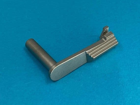 Pro-Arms Stainless Steel Slide Catch for Marui V10 silver