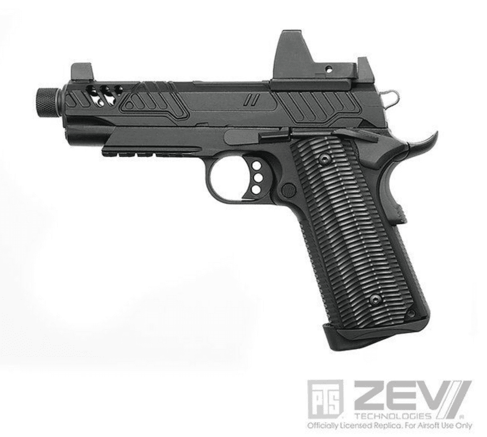 PTS ZEV ED-Brown 1911 GBB Airsoft - Standard RMR not included